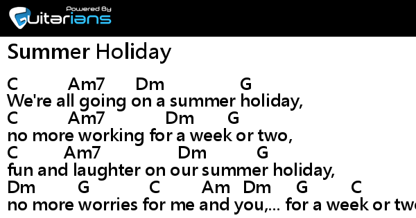 Holiday Guitar Chords